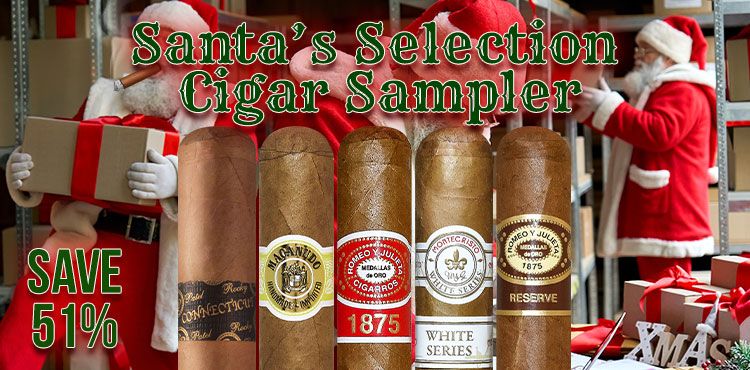 Santa's Selection Cigar Sampler - Mike's Cigars