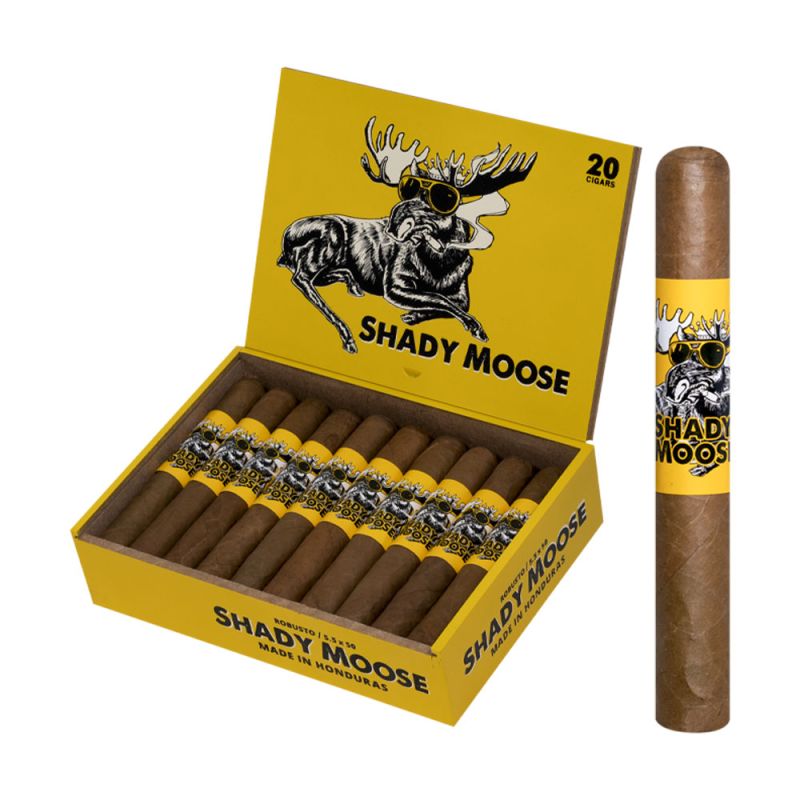 Chillin Moose Shady Moose Connecticut Robusto Natural - Mike's Cigars