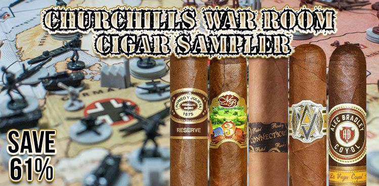 Churchills War Room Cigar Sampler - Mike's Cigars