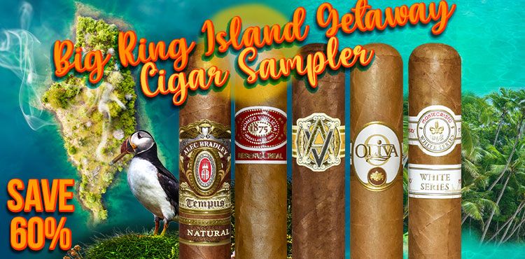 Big Ring ISLAND GETAWAY Cigar Sampler - Mike's Cigars
