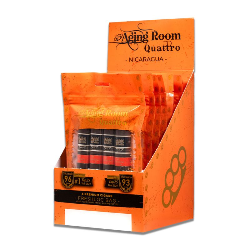Aging Room Quattro Nicaragua Fresh Pack Natural - Mike's Cigars