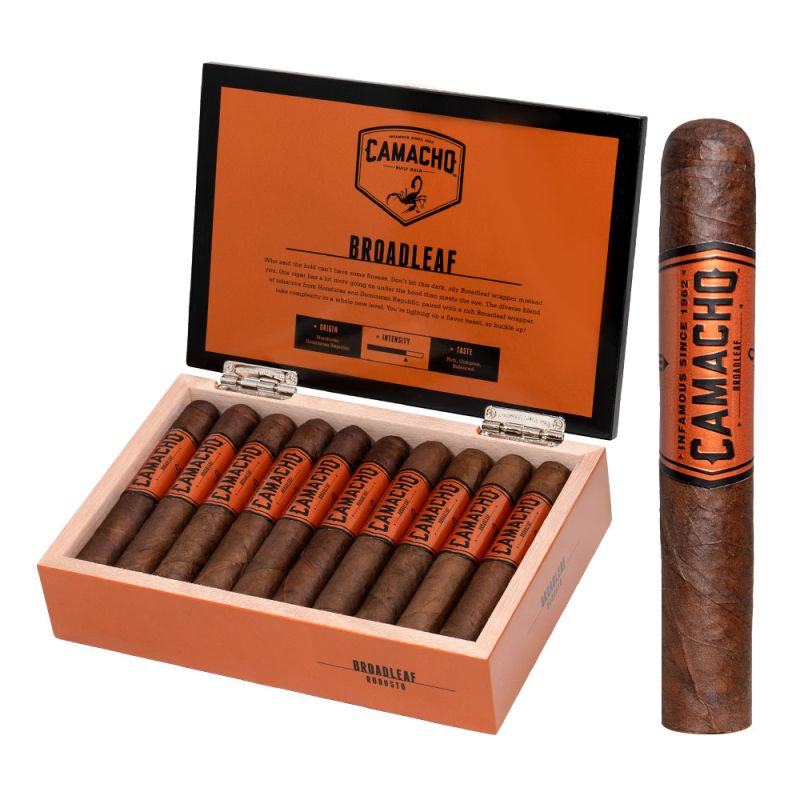 Camacho Broadleaf Robusto Natural - Mike's Cigars