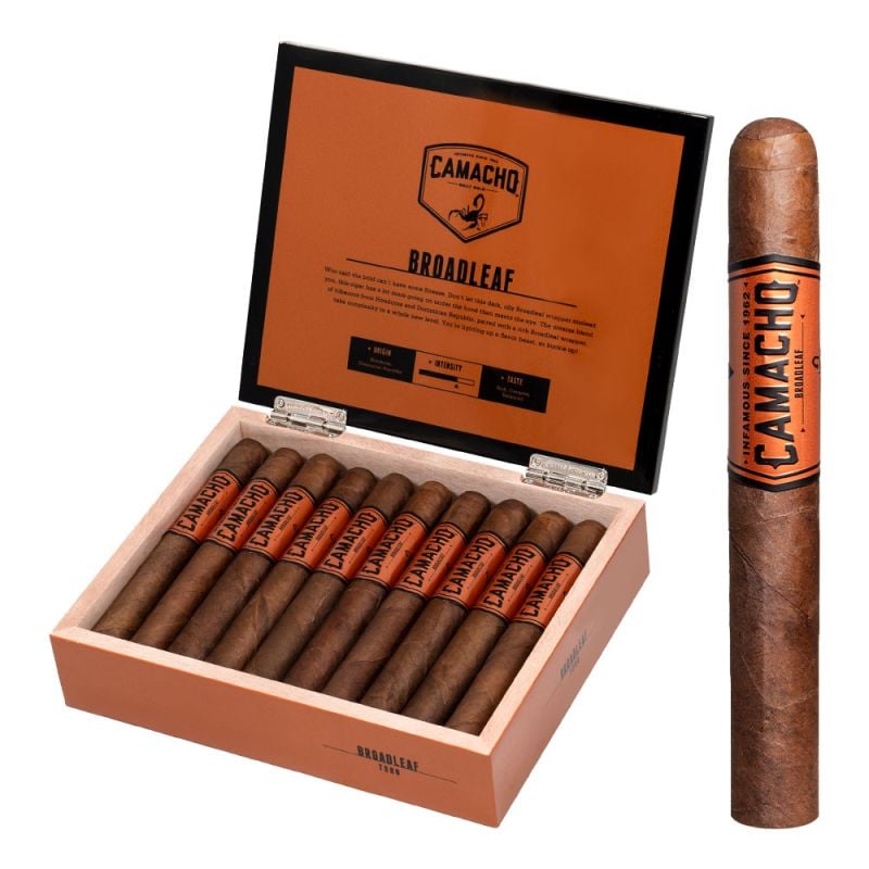 Camacho Broadleaf Toro Natural - Mike's Cigars
