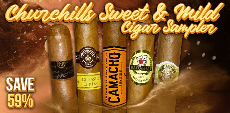 Churchills Sweet & Mild Cigar Sampler - Mike's Cigars