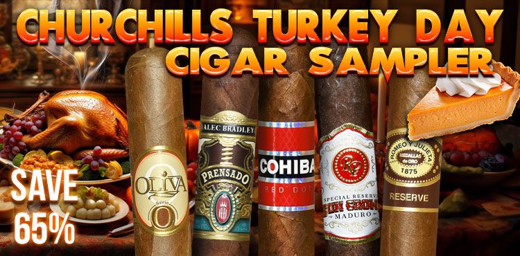 Churchills Turkey Day Cigar Sampler - Mike's Cigars
