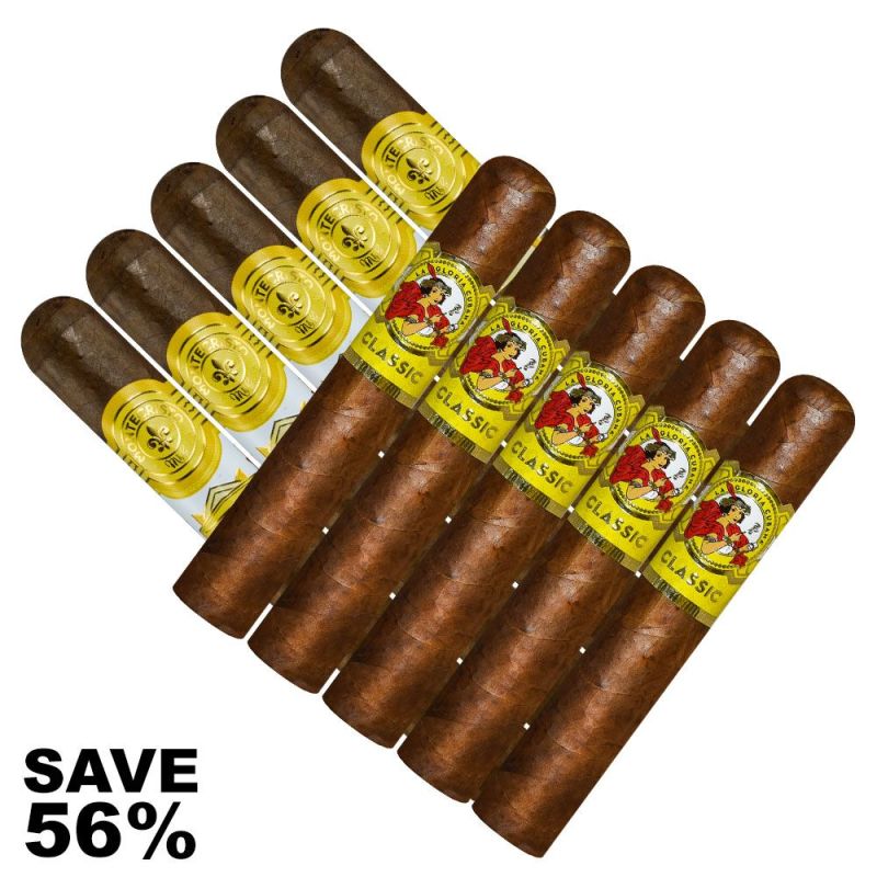 Double Stack Monte Miami Deco VS La Gloria Wavell - Mike's Cigars