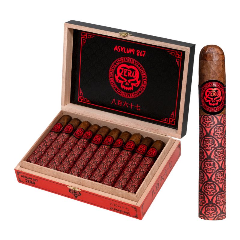 Asylum 867 Zero 50x5 - Robusto Maduro - Mike's Cigars
