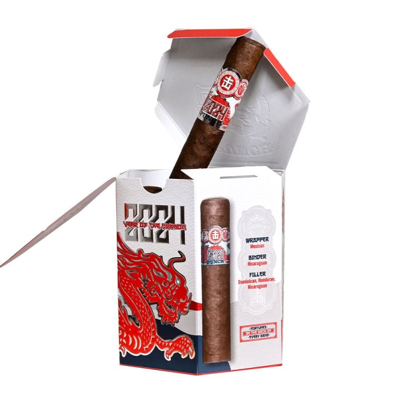 Punch Dragon Fire Robusto Gordo Natural - Mike's Cigars