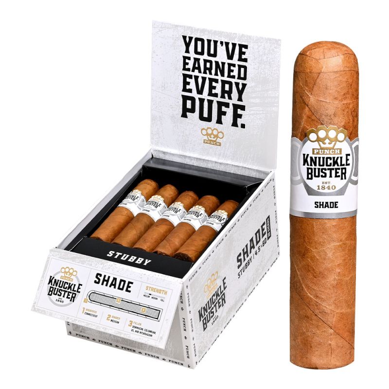 Punch Knuckle Buster Shade Stubby Natural - Mike's Cigars
