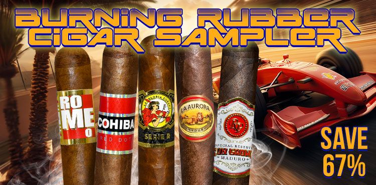 Burning Rubber Cigar Sampler - Mike's Cigars