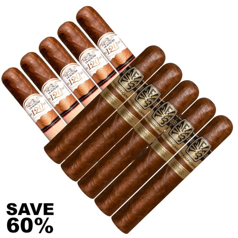 Double Stack La Aurora 120th VS Timeless Panamericana - Mike's Cigars
