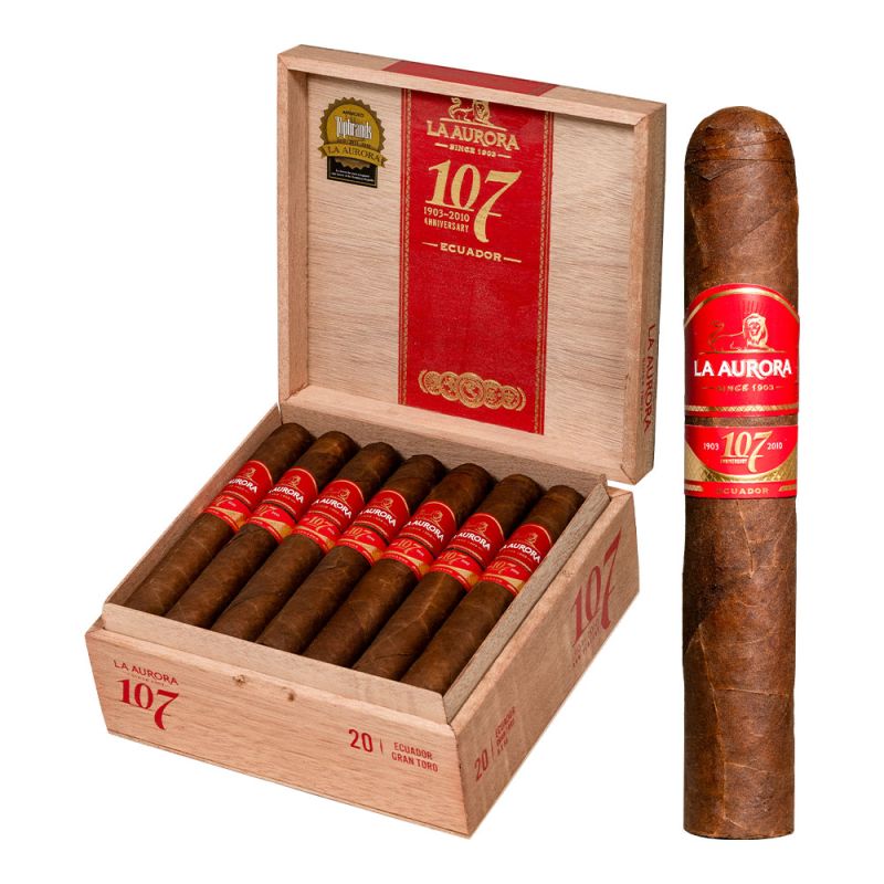 La Aurora 107 Ecuador Gran Toro Natural - Mike's Cigars