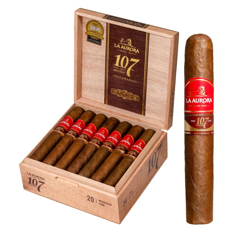 La Aurora 107 Nicaragua Gran Toro Natural - Mike's Cigars
