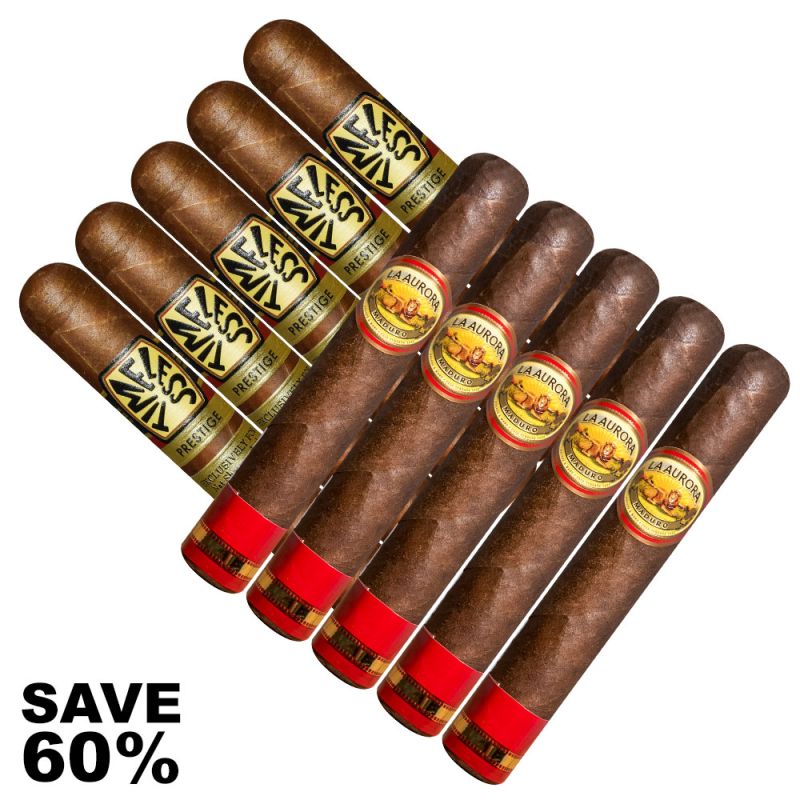 Double Stack Timeless Prestige VS La Aurora Ruby - Mike's Cigars