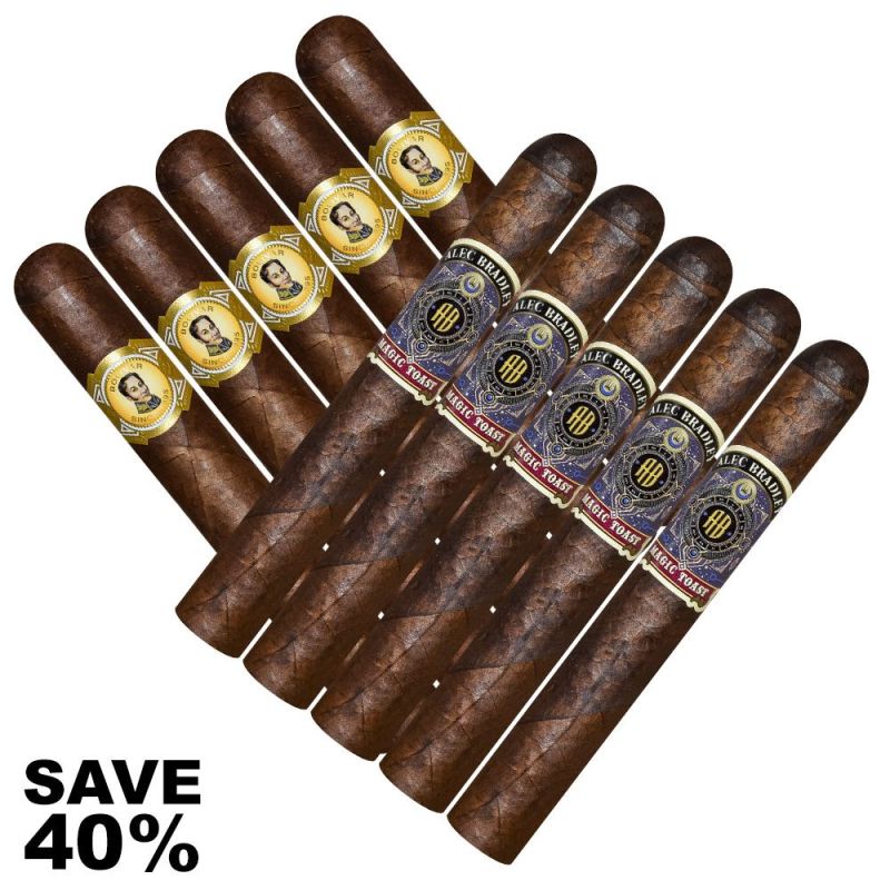 Double Stack Bolivar Cofradia VS Alec Bradley Magic Toast - Mike's Cigars