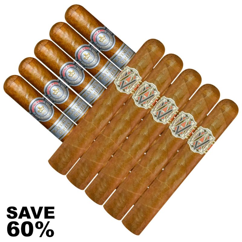 Double Stack Montecristo Platinum VS Avo XO - Mike's Cigars