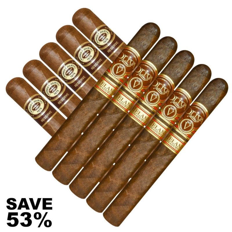 Double Stack Romeo Reserve VS Oliva V Melanio Churchill - Mike's Cigars