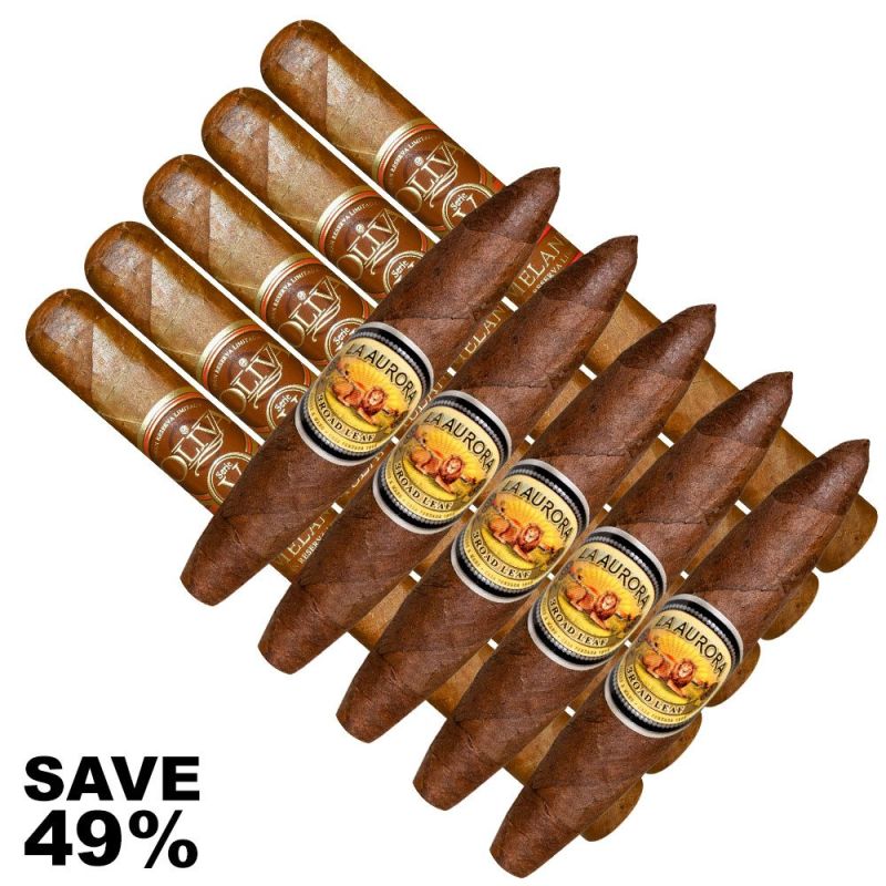 Double Stack Oliva Melanio VS La Aurora Preferidos - Mike's Cigars