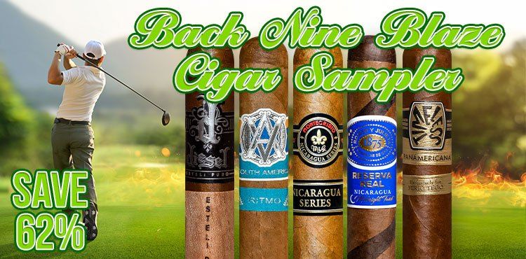Back Nine Blaze Cigar Sampler - Mike's Cigars
