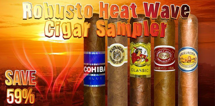 Robusto Heat Wave Cigar Sampler - Mike's Cigars