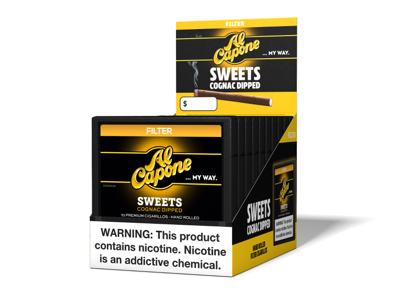 Al Capone Sweets Cognac Filter 10 Natural - Mike's Ciga
