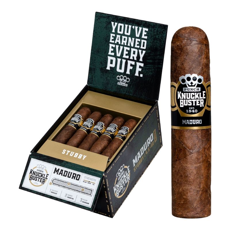 Punch Knuckle Buster Maduro Stubby - Mike's Cigars